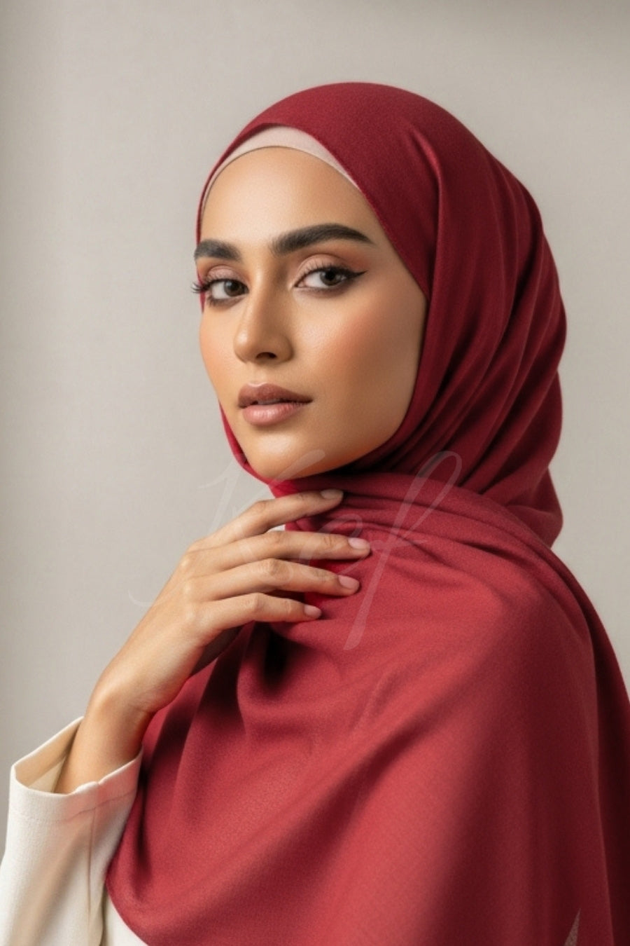 Modal Hijab - Ruby Red – Kef