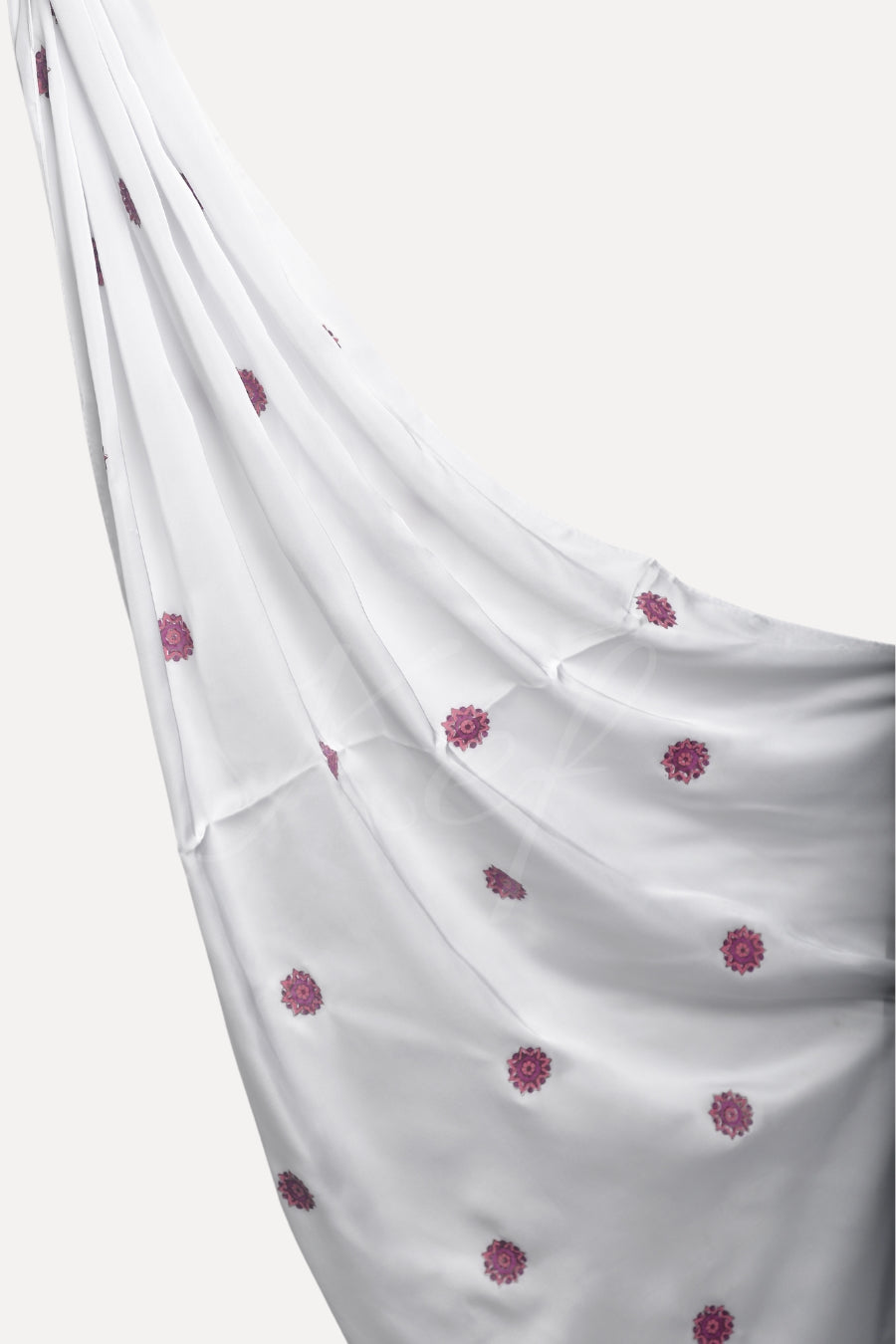 Block Print Silk - White – Kef